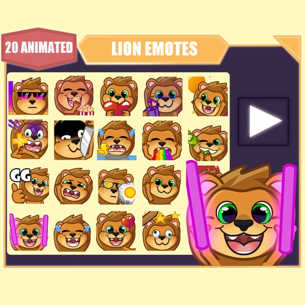 Animated Cheer Emote - Etsy