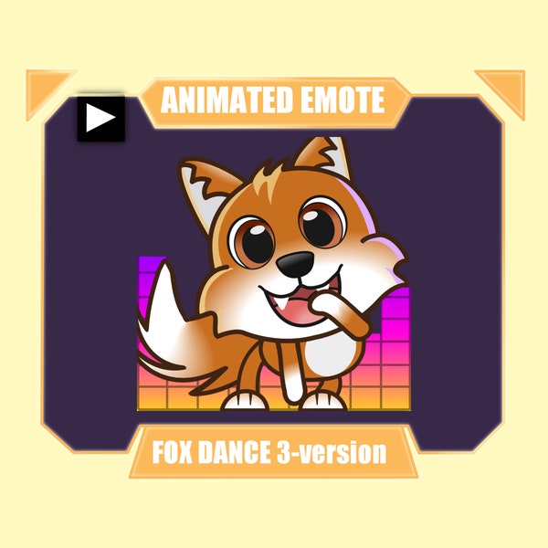 Fox Emote Discord - Etsy