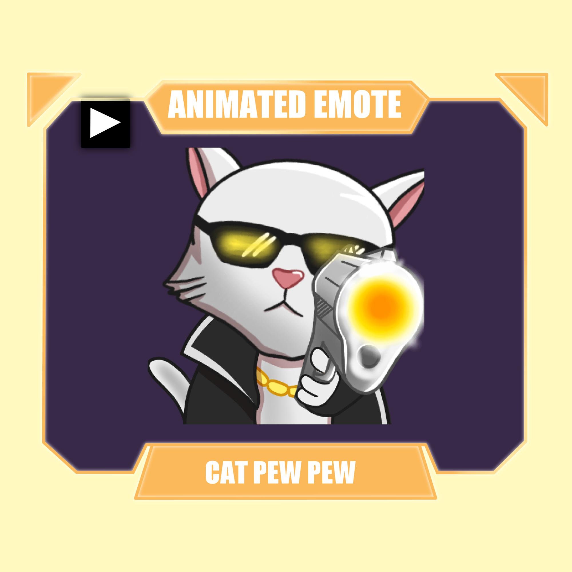 Cat With Gun Animation