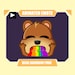 ANIMATED Bear Puking Rainbow Emote for Twitch Discord Youtube Stream ...