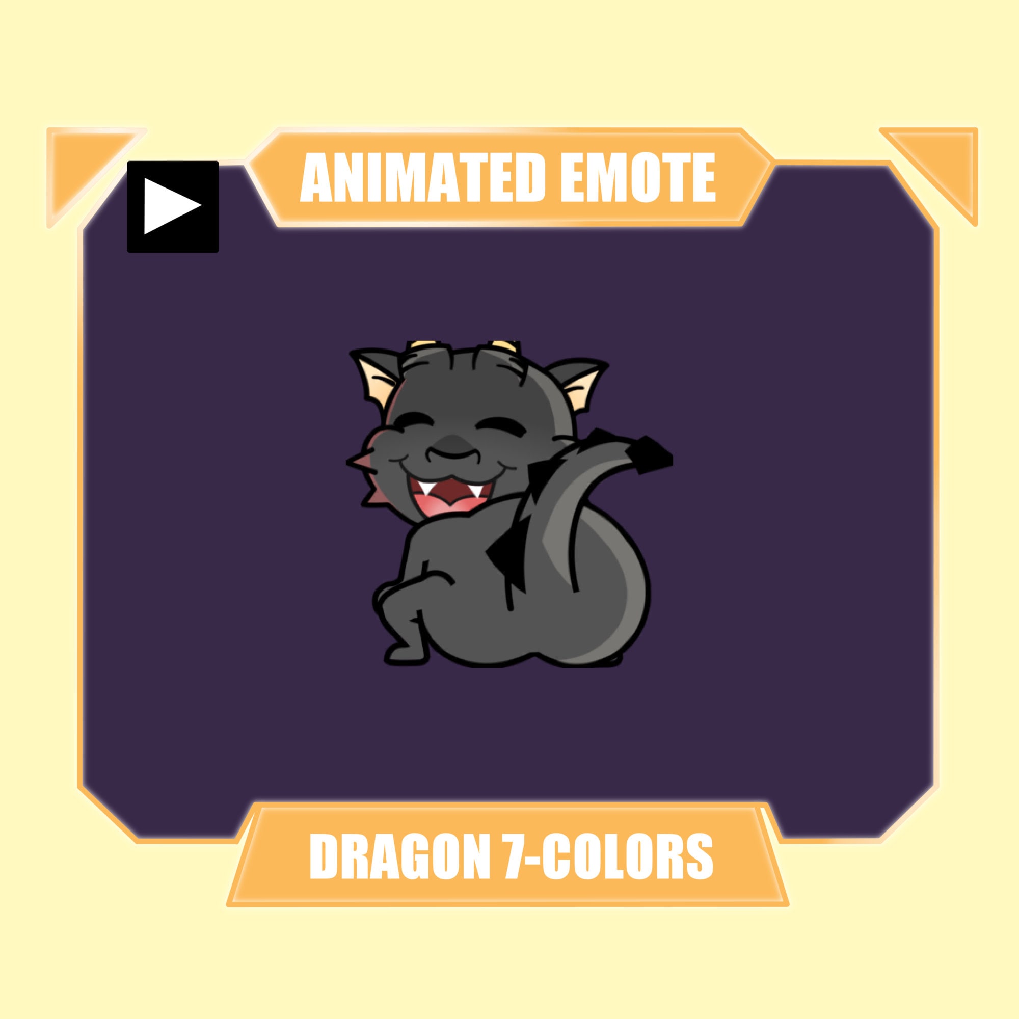 ANIMATED Dragon Twerking Emote for Twitch Kick Discord Youtube Stream ...