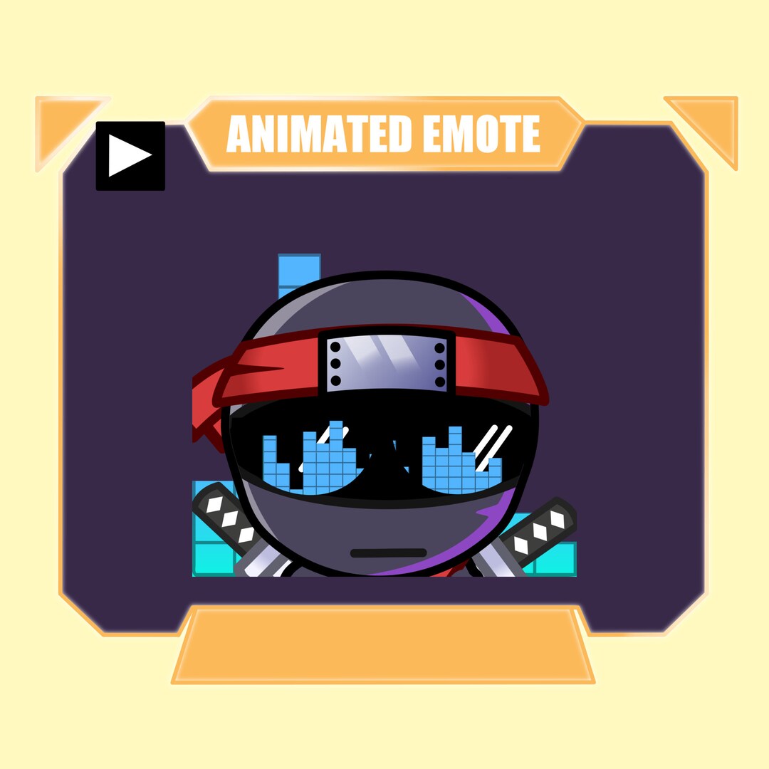 ANIMATED Black Ninja Jam Dance Emote With Color-changing Equalizer for ...