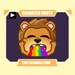 ANIMATED Lion Rainbow Puke Emote for Twitch Discord Youtube Stream ...