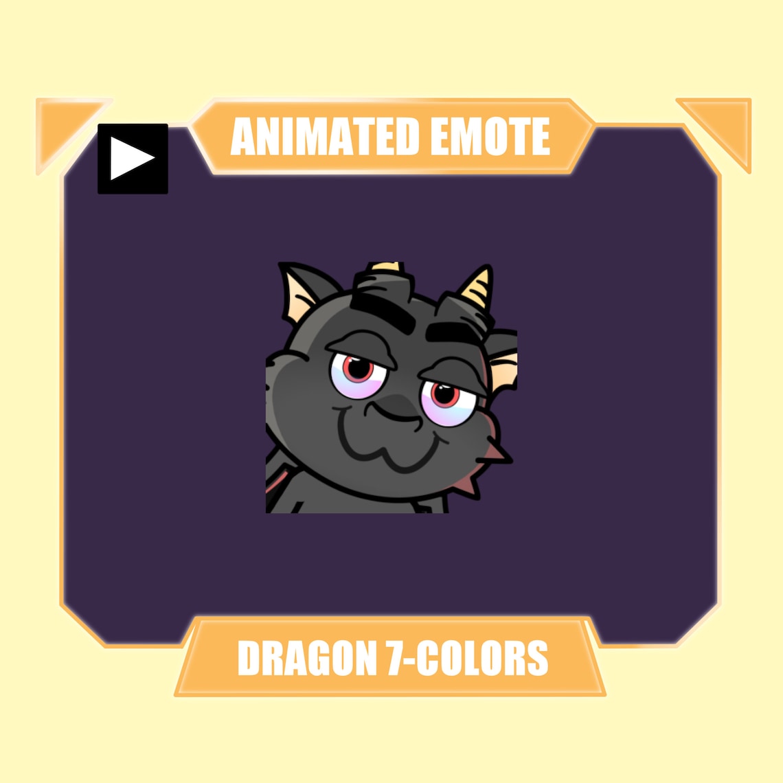 ANIMATED Dragon Eyebrow Wiggle Emote for Twitch Kick Discord Youtube ...