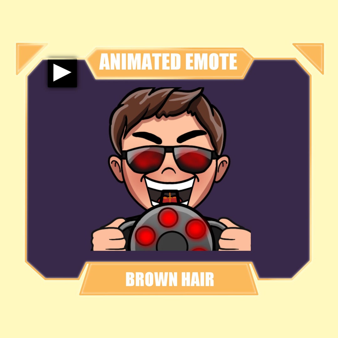 Animated Twitch Emote Cool Guy With a Mini Gun | Get Reckt Emote ...
