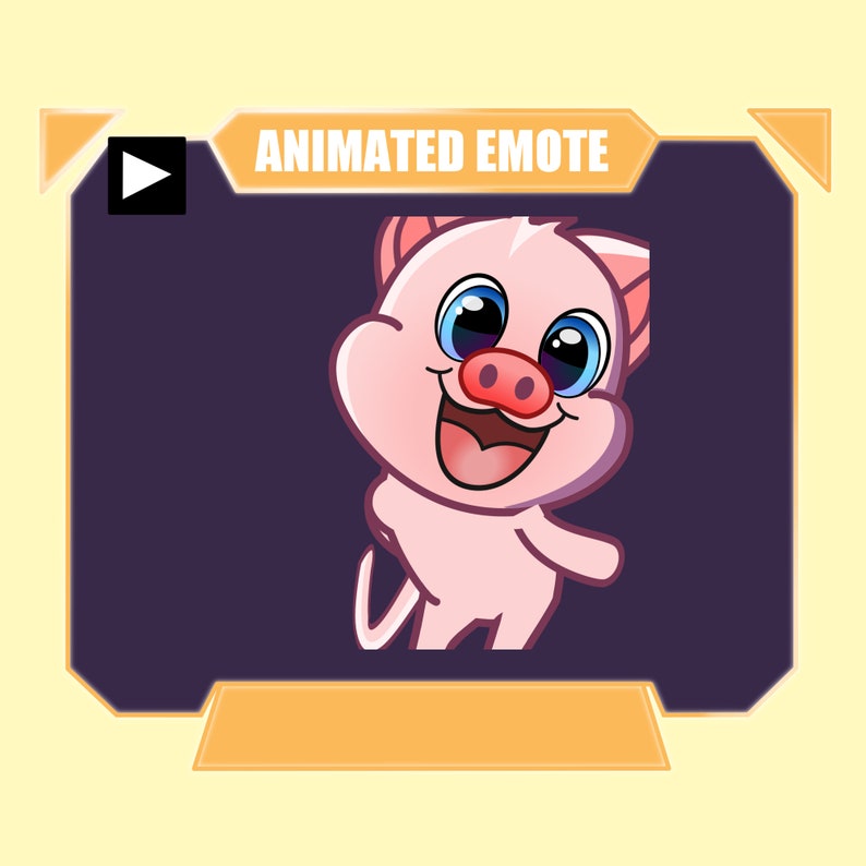 ANIMATED Pig Dancing Emote for Twitch Kick Discord Youtube Stream ...
