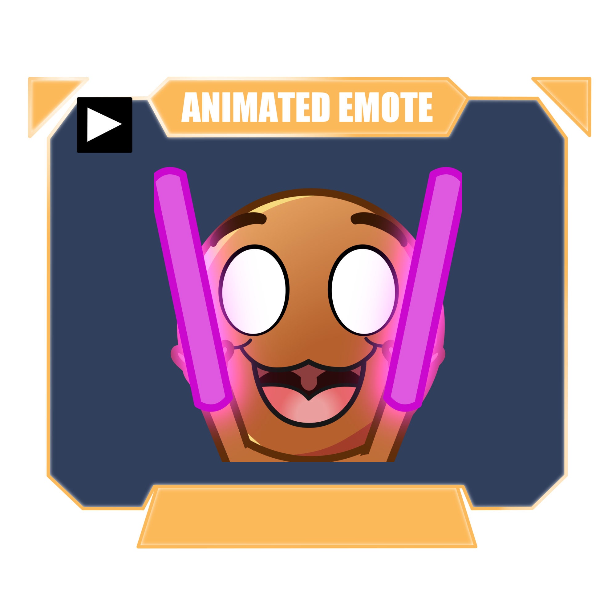 ANIMATED Gingerbread Man Cool Rave Christmas Emote for Twitch Kick ...