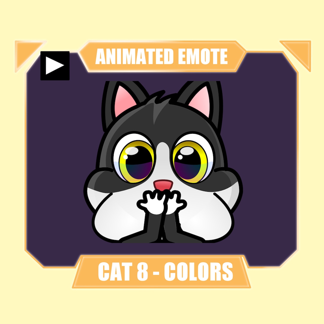 ANIMATED Cat Rainbow Puke Emote for Twitch Kick Discord Youtube ...