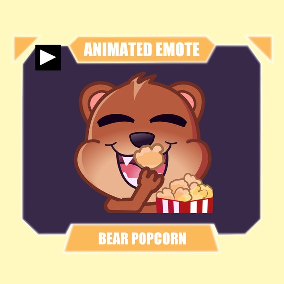 Eating Popcorn Animated