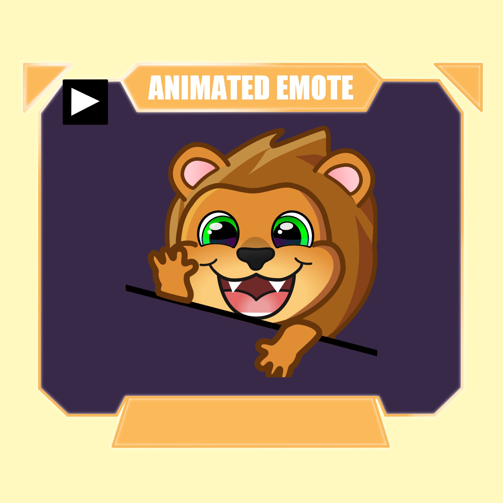 ANIMATED Lion Bongo Meme Emote for Twitch Kick Discord Youtube ...