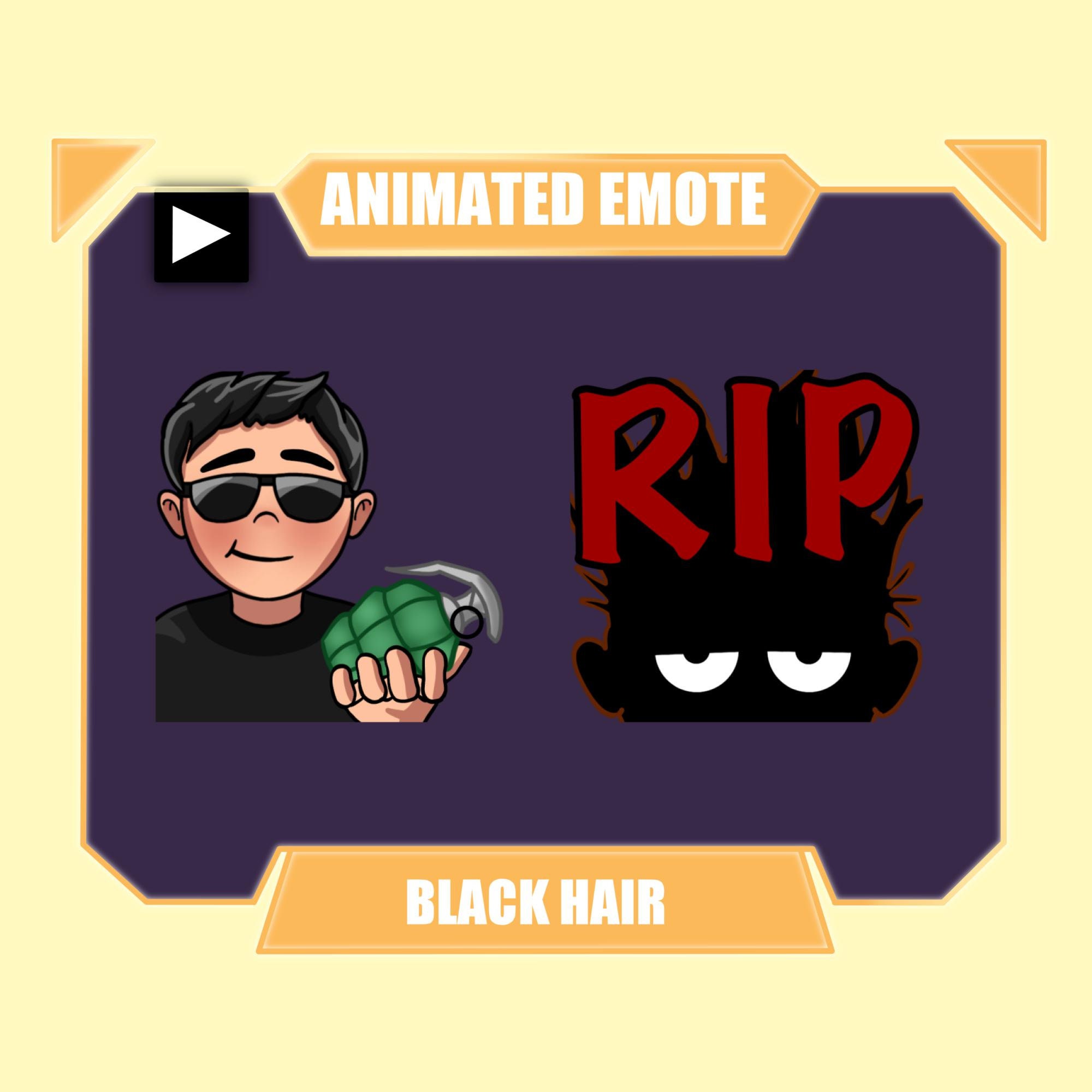 Animated Rip Emote for Twitch Discord Youtube Grenade Emote Bomb Emote ...