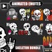 ANIMATED EMOTE SKELETON Bundle Animated Twitch Emotes | Etsy