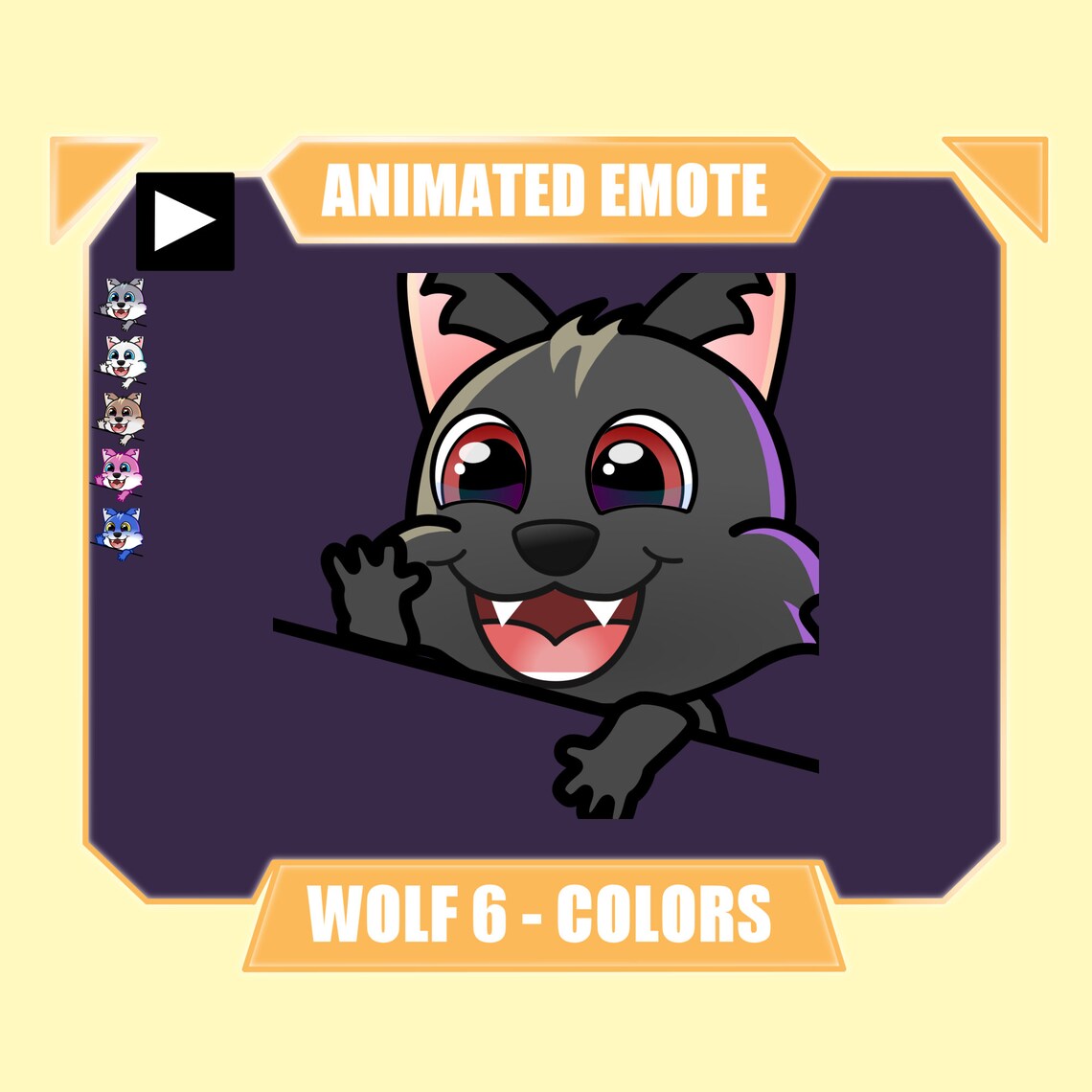ANIMATED Wolf Bongo Meme Emote for Twitch Kick Discord Youtube ...