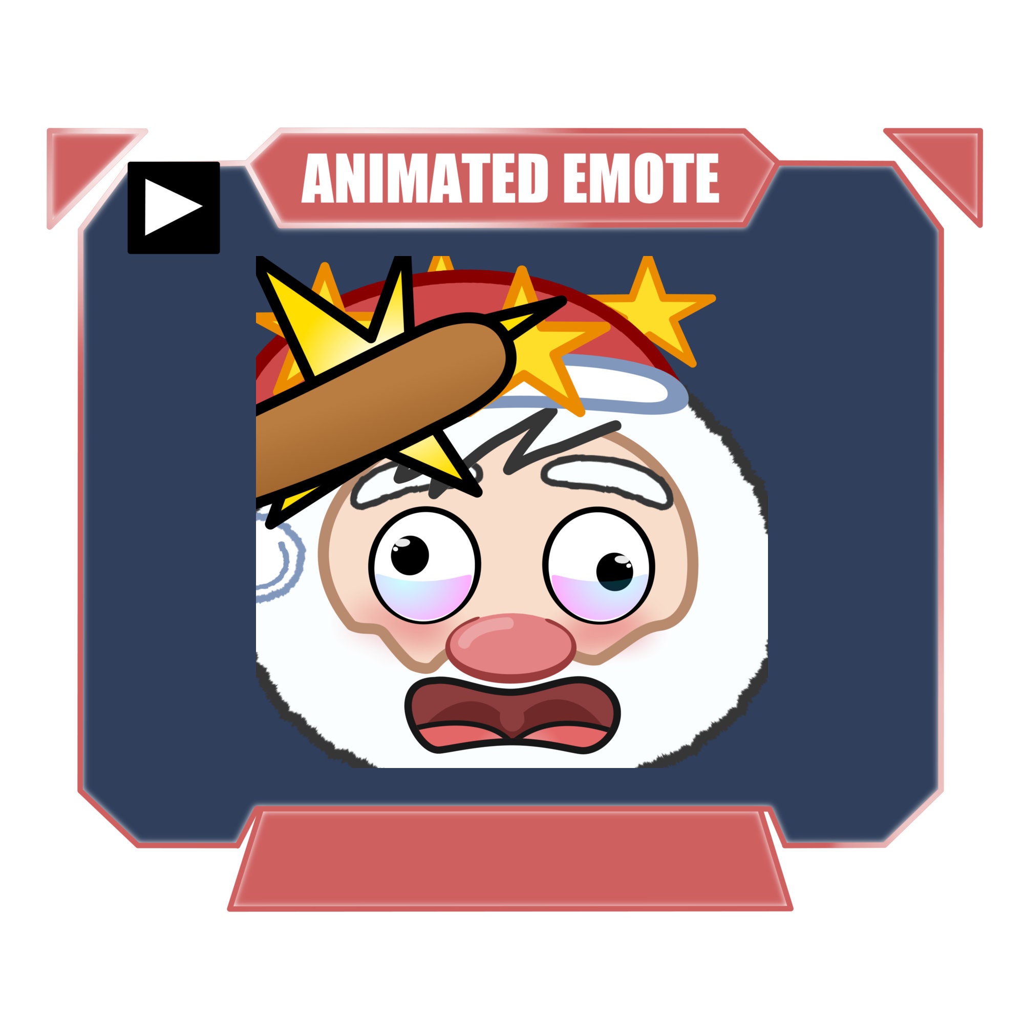 ANIMATED Santa Bonk Christmas Emote for Twitch Kick Discord - Etsy