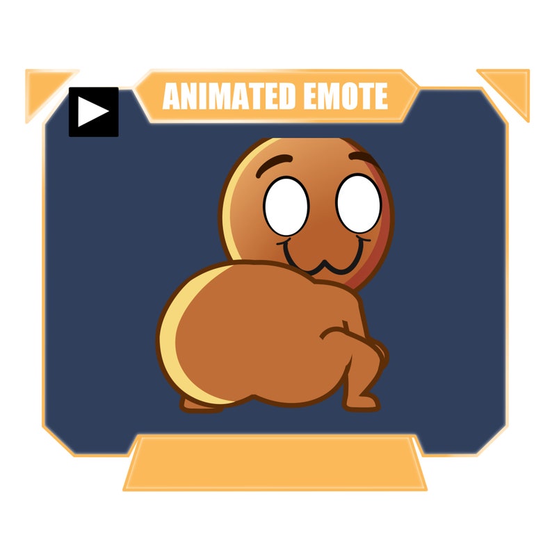 ANIMATED Gingerbread Twerking Christmas Emote for Twitch Kick Discord ...