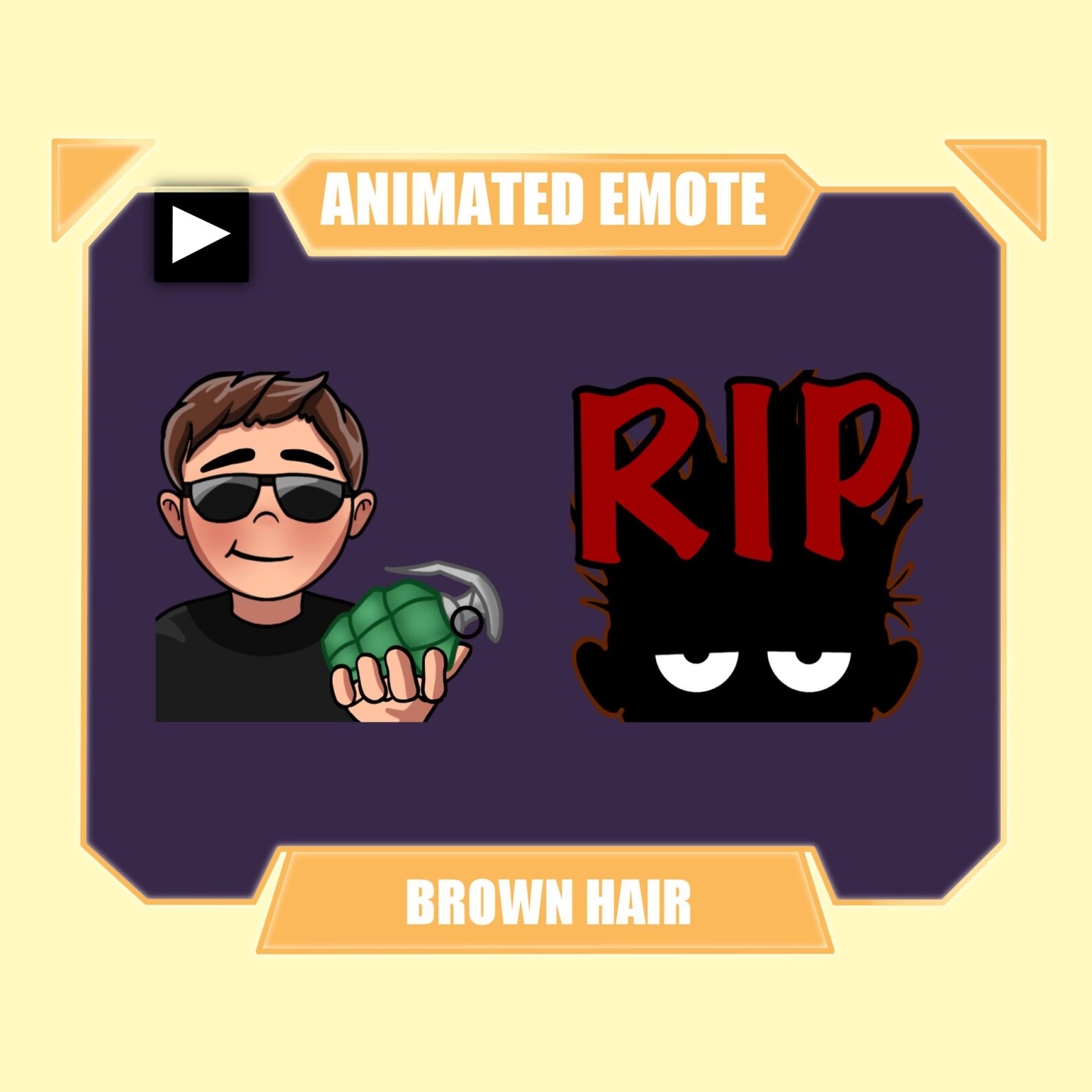 Bomb Emote Animated Rip Emote for Twitch Discord Youtube | Cool Guy ...