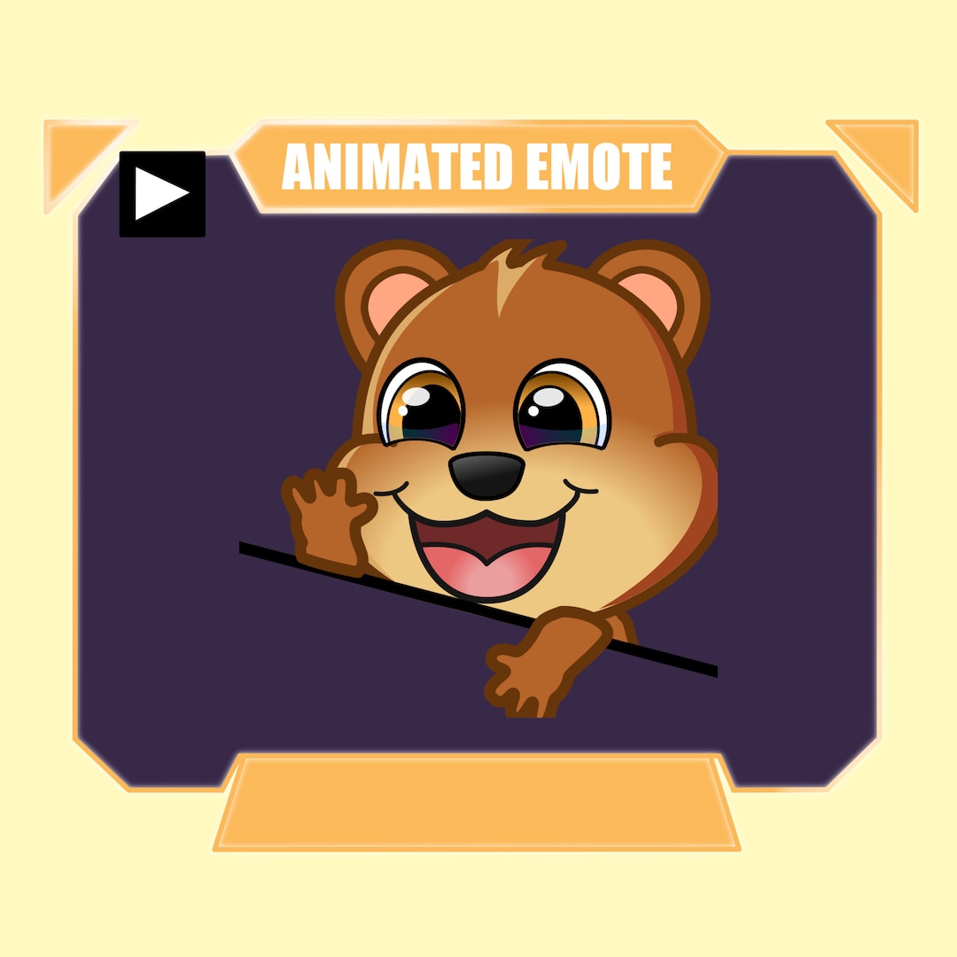 ANIMATED Bear Bongo Meme Emote for Twitch Kick Discord Youtube ...