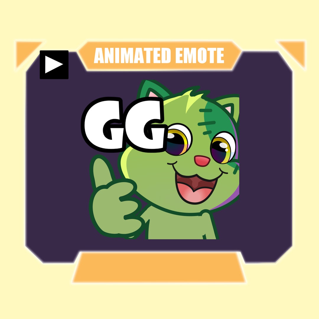 ANIMATED Zombie Cat Goog Game Halloween Emote for Twitch Kick Discord Youtube Stream | Zombie ...
