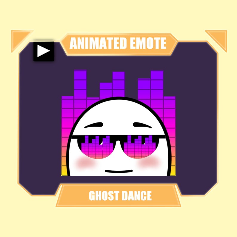 ANIMATED Cool Ghost Dance Jam Emote Dancing Emote for Twitch - Etsy