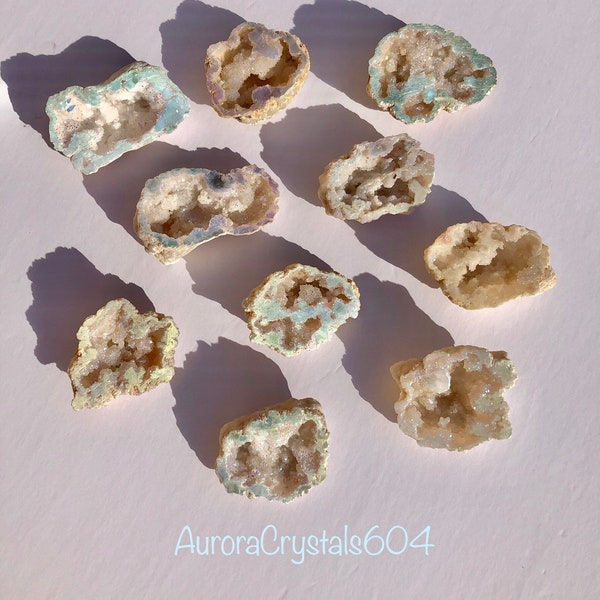 Angel Aura Geode - Etsy