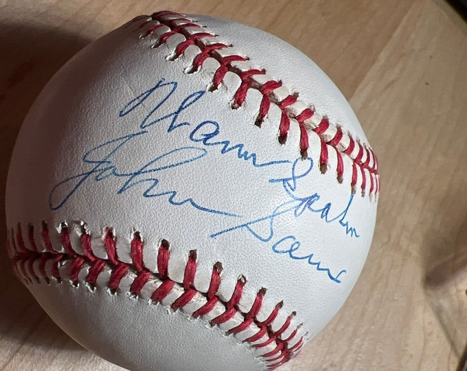 Johnny Sain and Warren Spahn (HOF) Autographed Baseball - Etsy