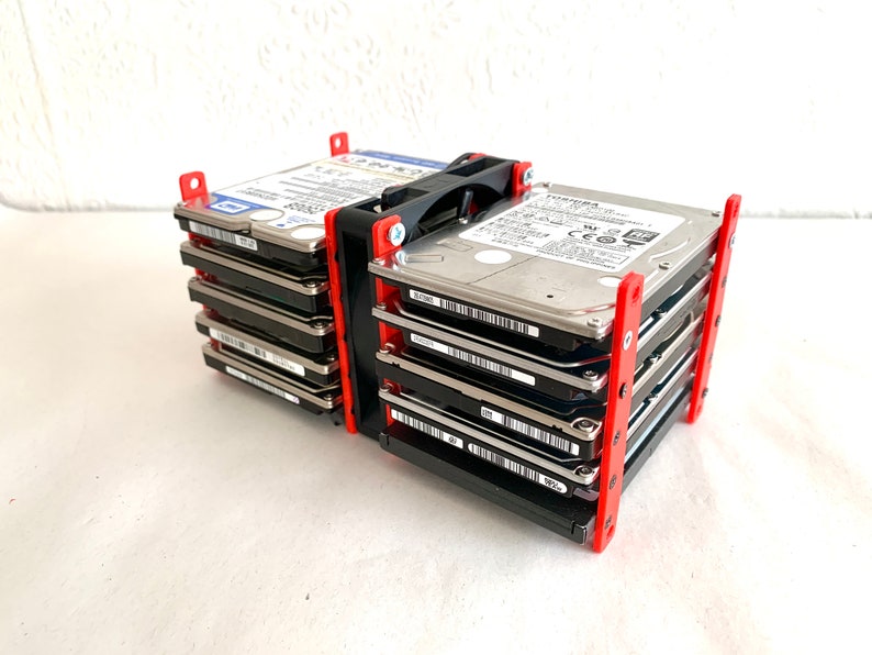 HDD Bracket Holder for 5x 2.5'' HDD - Accessory for Hard Drives - Etsy
