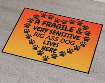 Funny Door Mat Big Dog - Etsy
