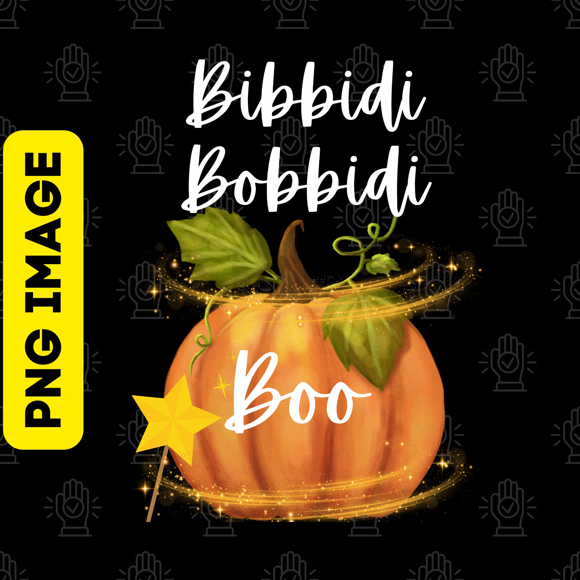 Bibbidi Bobbidi Boo Cute Halloween PNG Boo PNG Halloween - Etsy