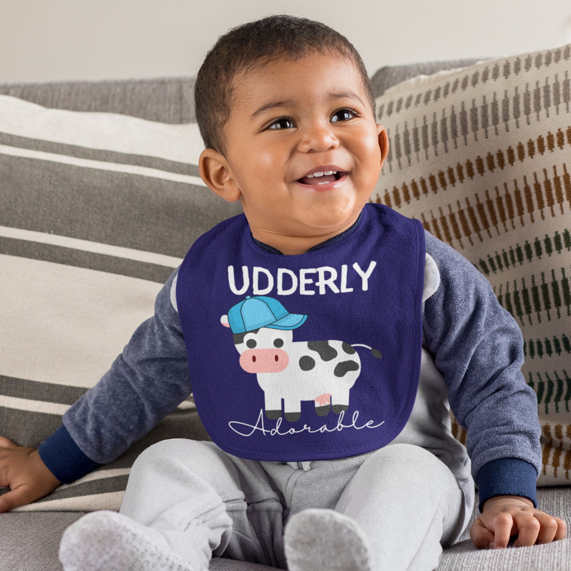 Cute Baby Boy Cow PNG, Udderly Adorable Funny Baby PNG, Baby Boy ...