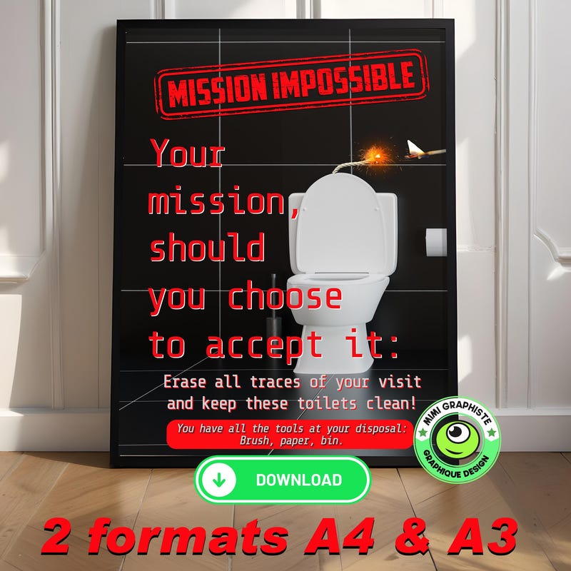 Mission Impossible Decorations - Etsy