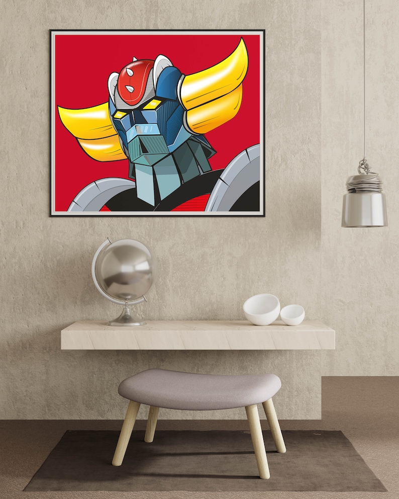 2 Posters Grendizer, Mazinger Z, Gundam, Macross and Actarus: Vector ...