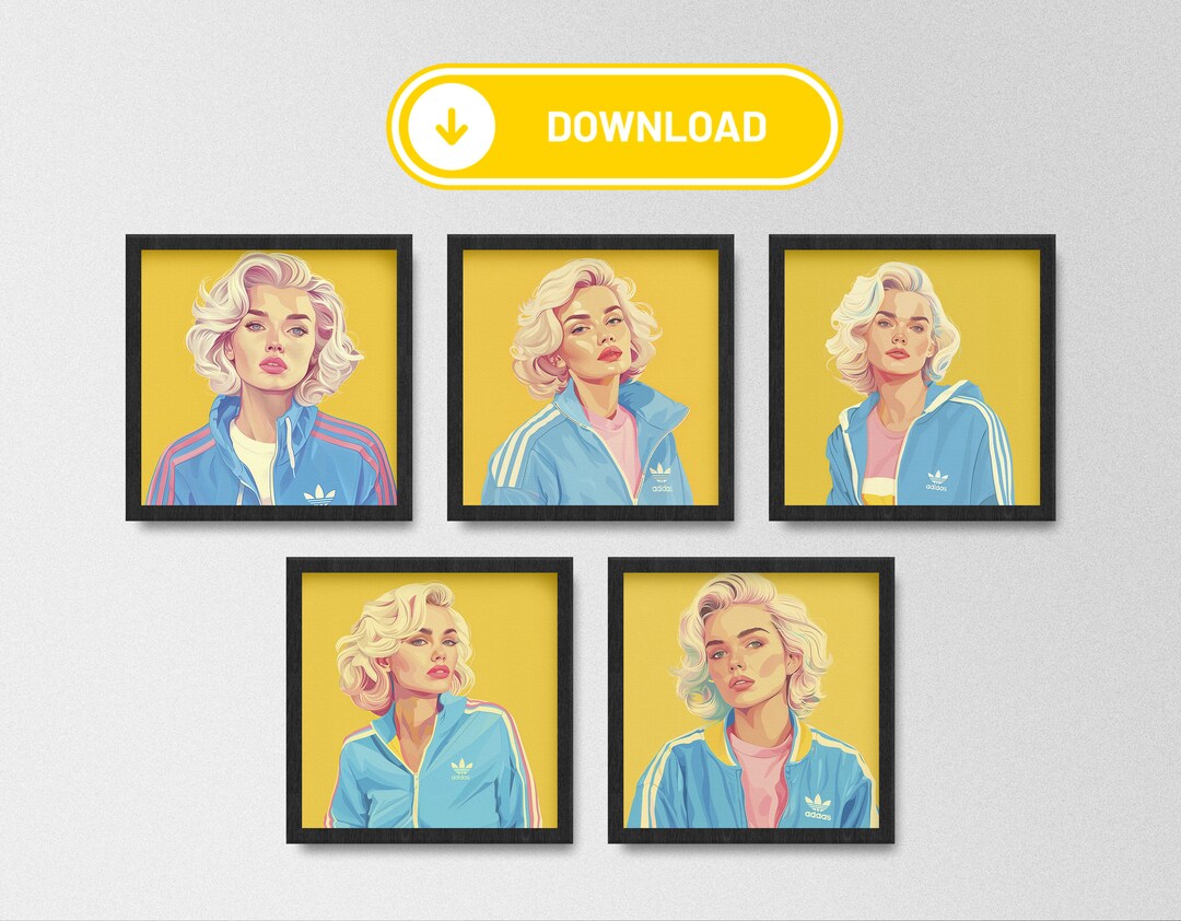Pop Art Power: 5 Marilyn Monroe Posters in Sport Mode! Urban Pop Art ...
