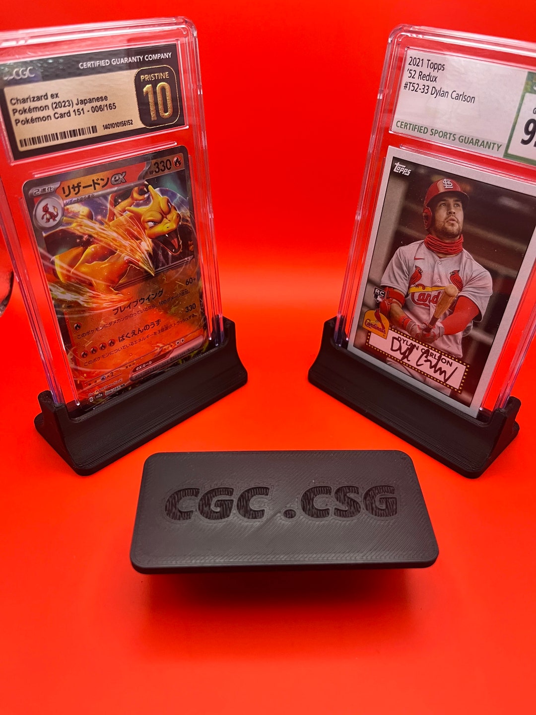 Graded Card Display Stands 5 Pack CGC/CSG/PSA - Etsy