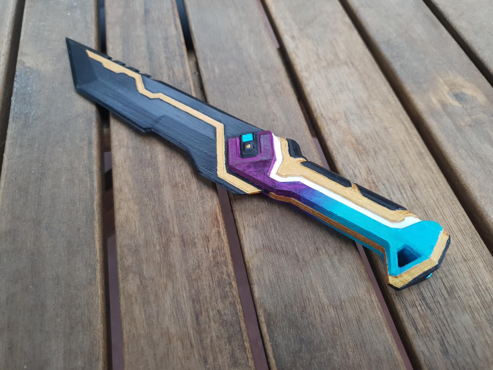 Glitchpop Dagger Valorant 3D Printed Prop - Etsy Ireland