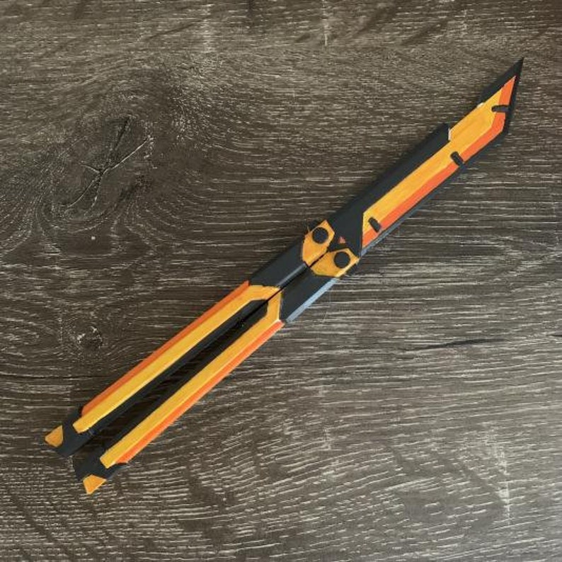RGX Butterfly Knife Valorant 3D Printed Prop - Etsy India