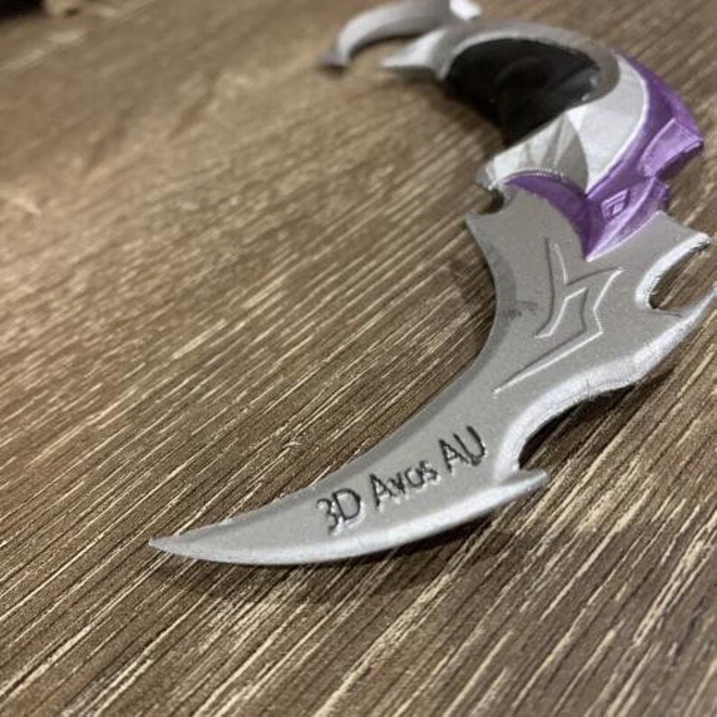 Reaver Karambit Valorant 3D Printed Prop - Etsy Finland