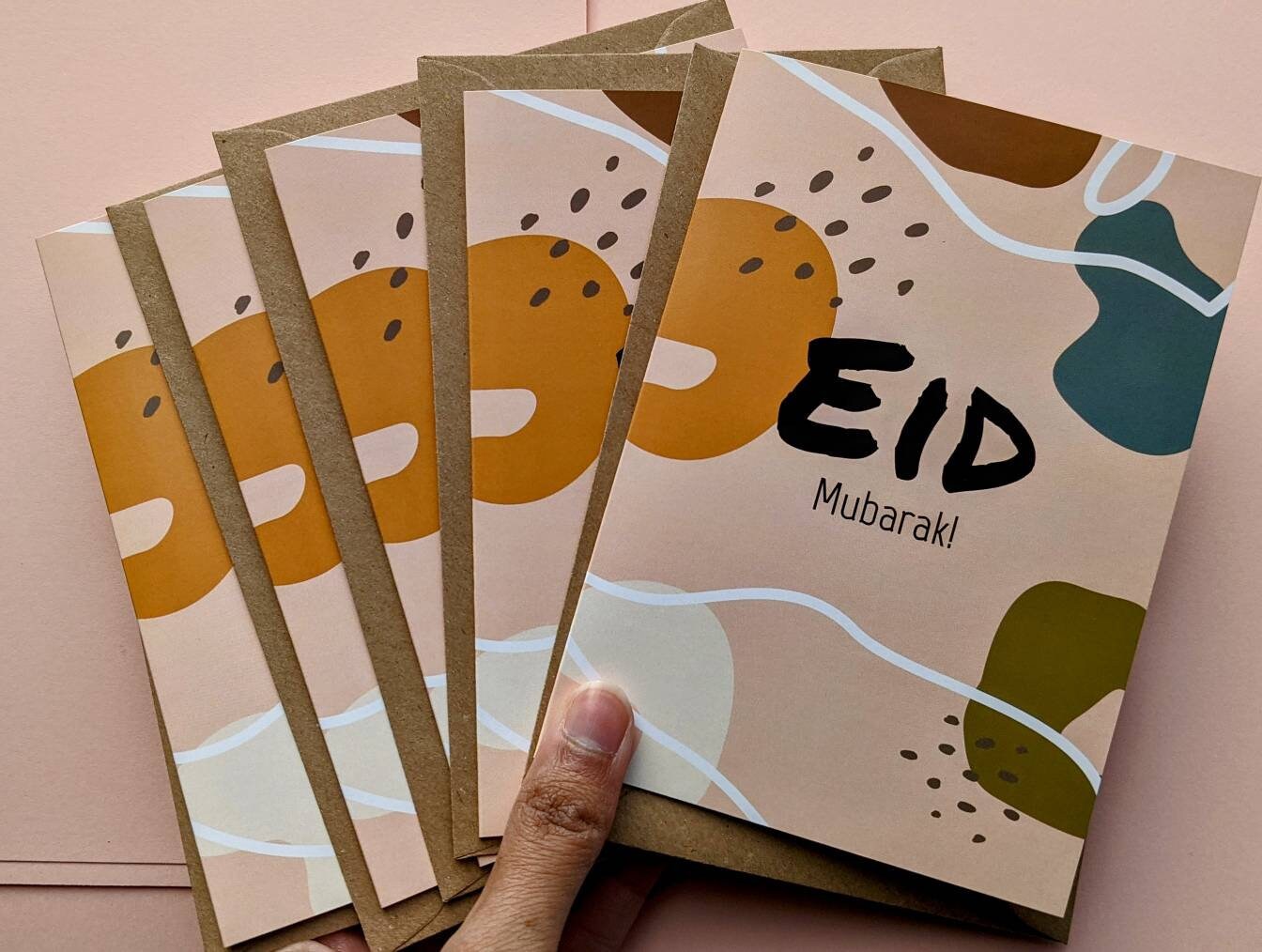 Eid Cards 5 Pack/ A6 Cards / Eid Mubarak Greeting Card Pack - Etsy UK