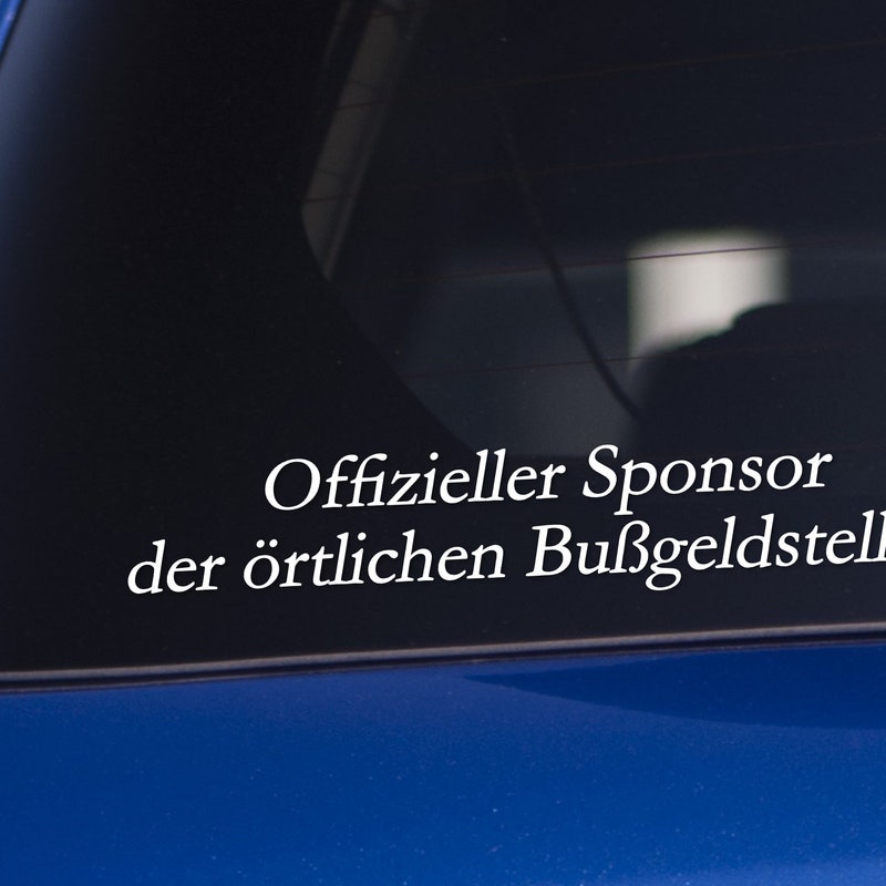 Car Sponsor Sticker - Etsy