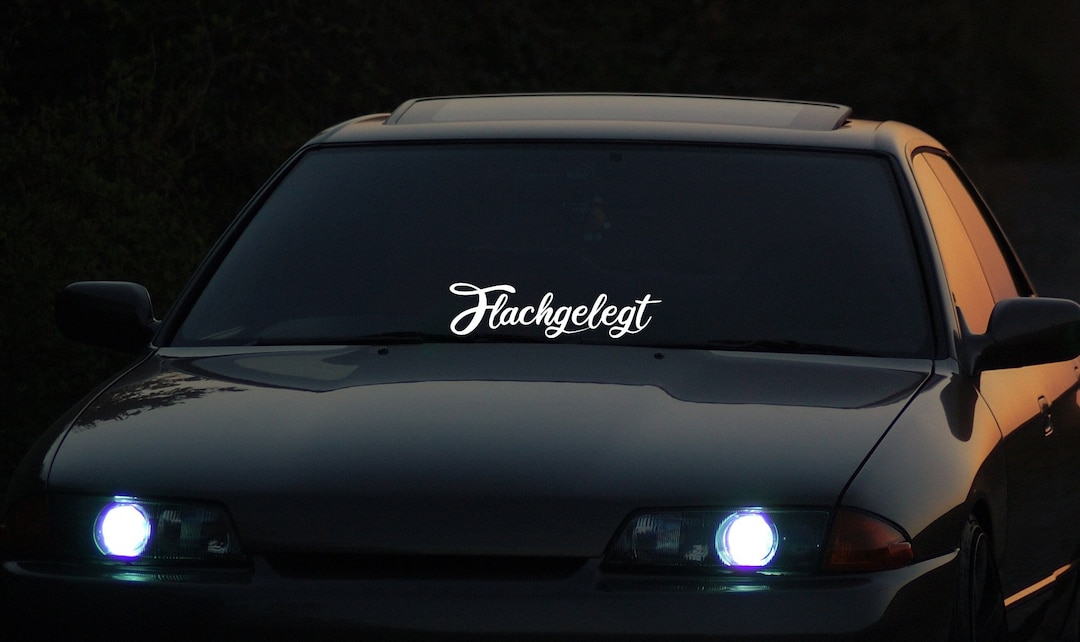 Car Stickers Tuning Flattened Chassis Windscreen Stickers Rear Window ...