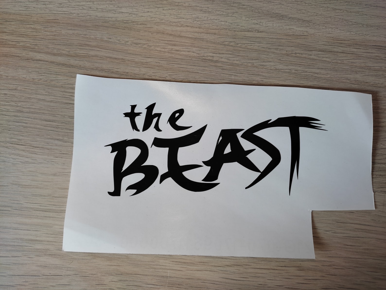The Beast Sticker Sticker Slide Auto Tuning Precious Foils - Etsy UK