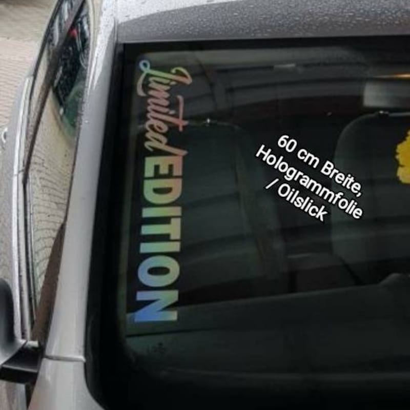 Limited Edition Decal for Car - Etsy