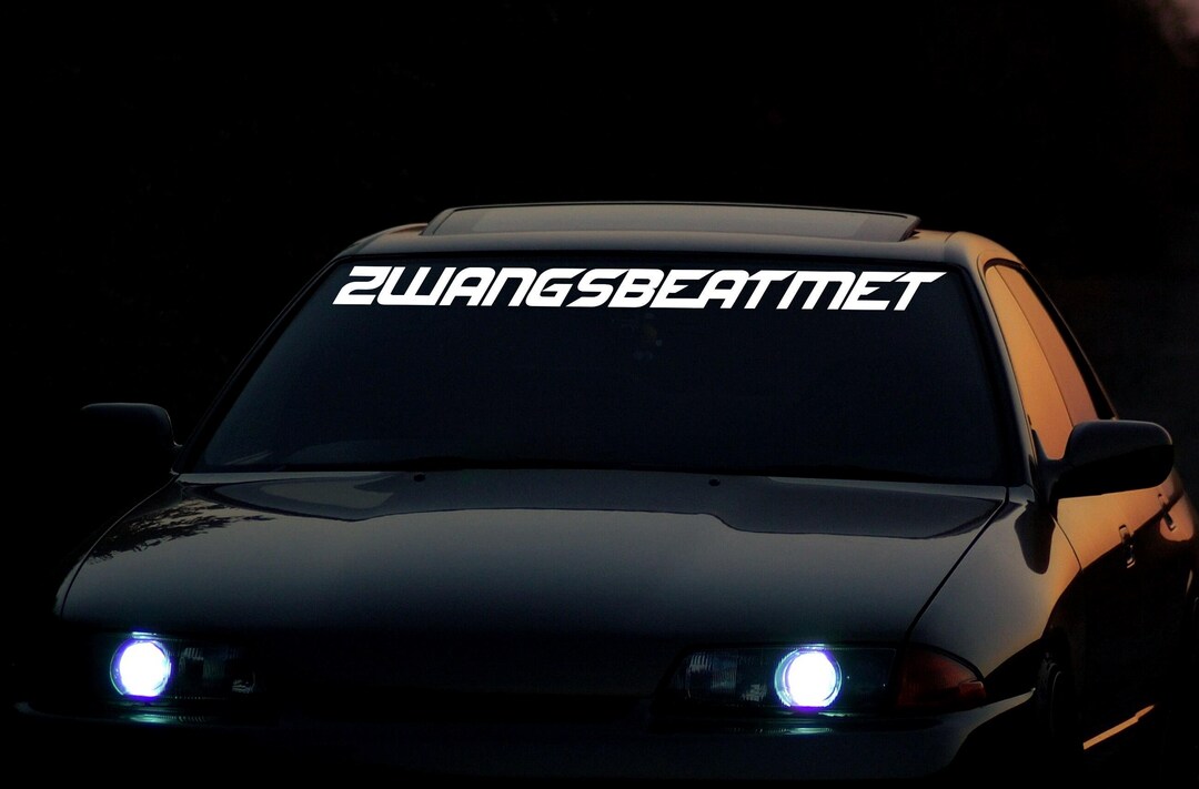 Car Sticker | Forced Ventilation | Car Windscreen Sticker Windshield ...