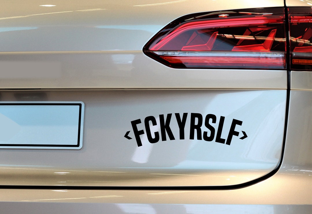 Car Stickers FCKYRSLF Rear Window Wiper Clean Tuning Cars - Etsy