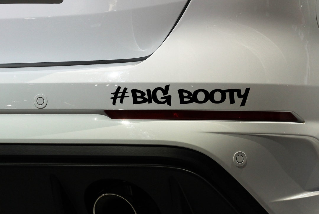 Car Sticker | Big Booty | Sticker Hashtag Car Sticker Sticker for Car ...