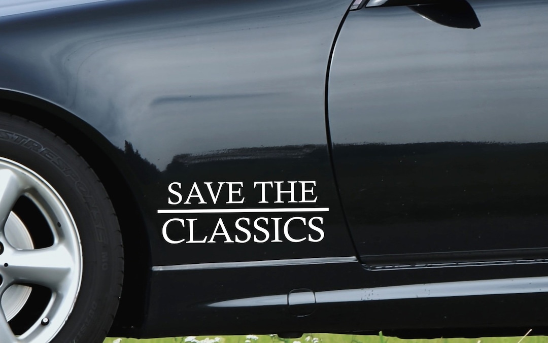 Save the Classics | Car Stickers Motorcycle Vinyl Decals Classic Cars ...