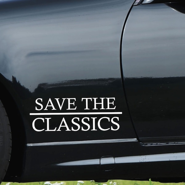 Save the Classics Stickers - Etsy