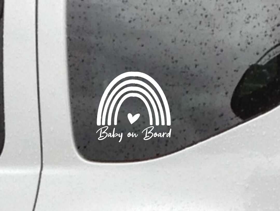 Baby Sticker Baby on Board Car Sticker Child on Board Parents Pregnant ...