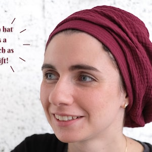 Jewish Head Covering Beret Head Wrap Adjustable Head Scarf: - Etsy