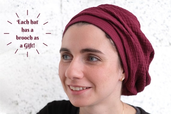 Jewish Head Covering Beret Head Wrap Adjustable Head Scarf: - Etsy