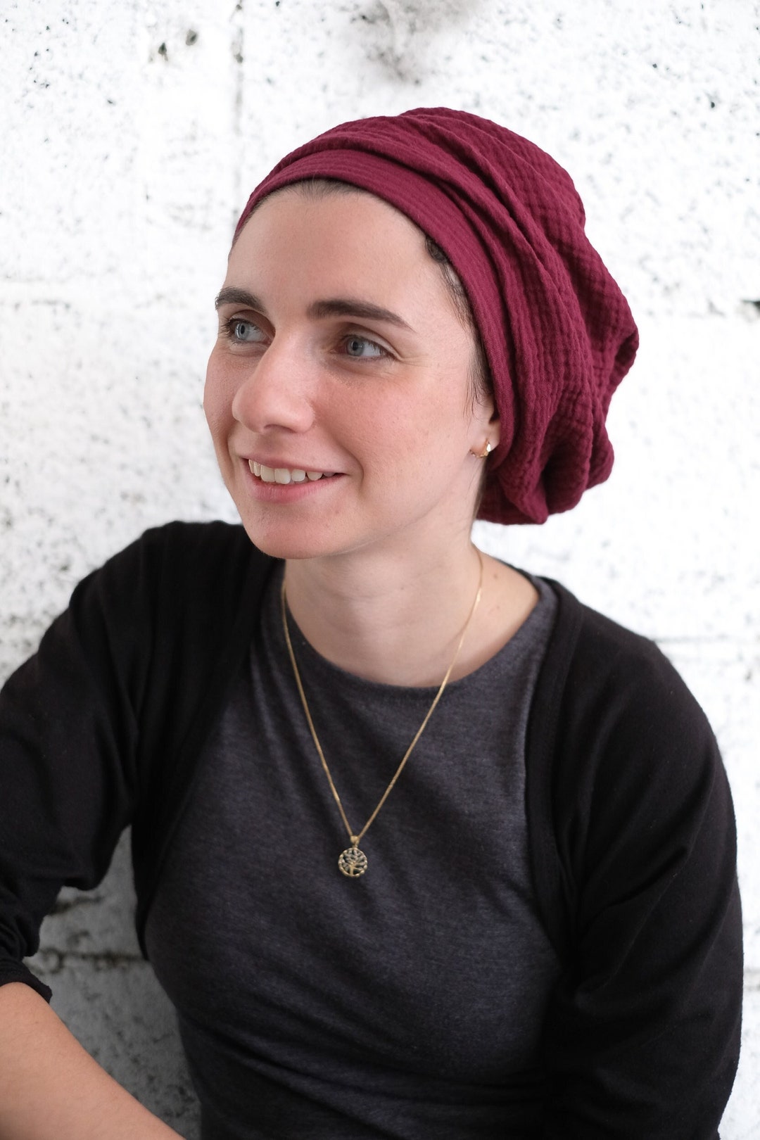 Jewish Head Covering, Beret, Head Wrap Adjustable, Sleep Cap,breathable ...